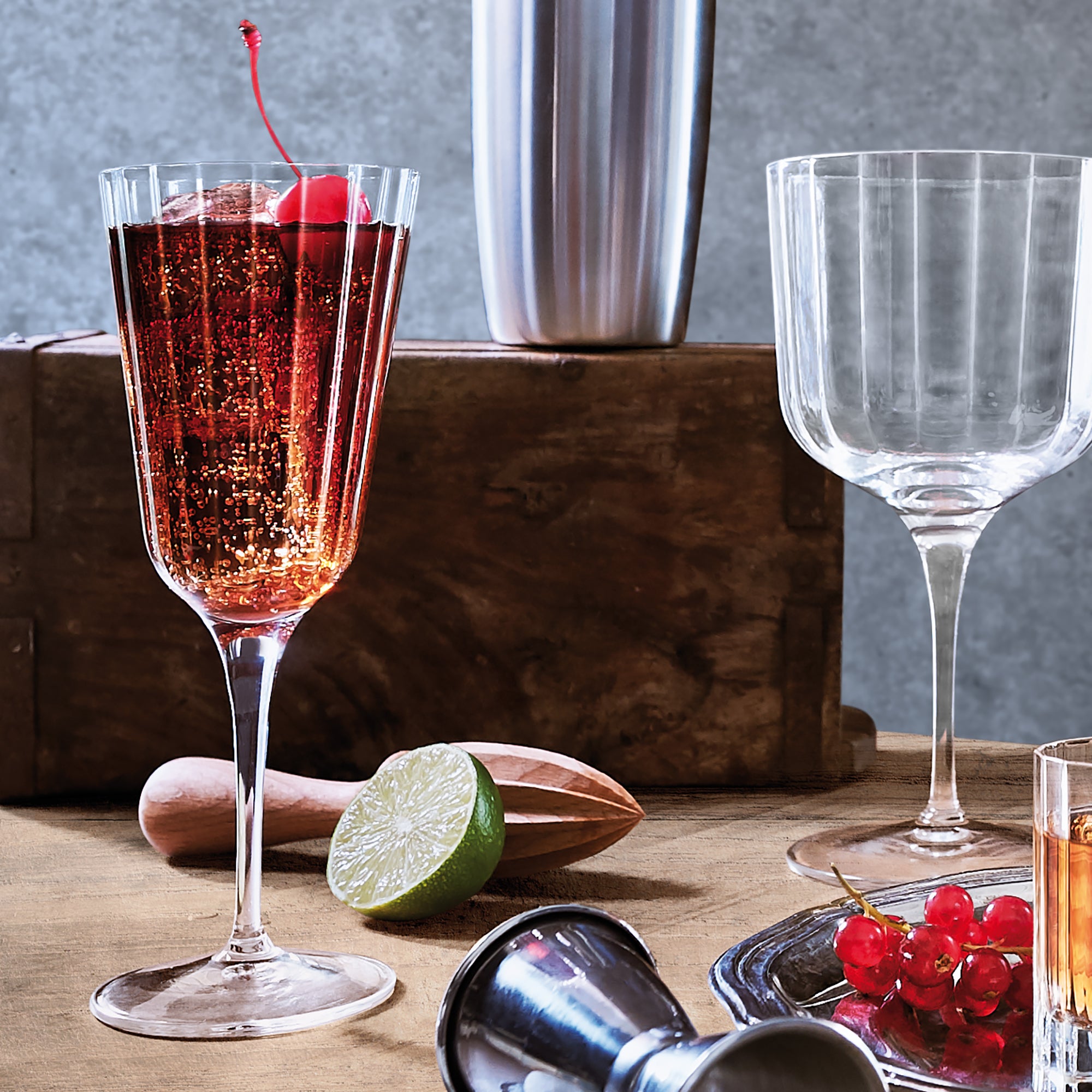 Italian Premium Vintage Cocktail Glasses | 8.5oz | Bach | Set of 4 ...