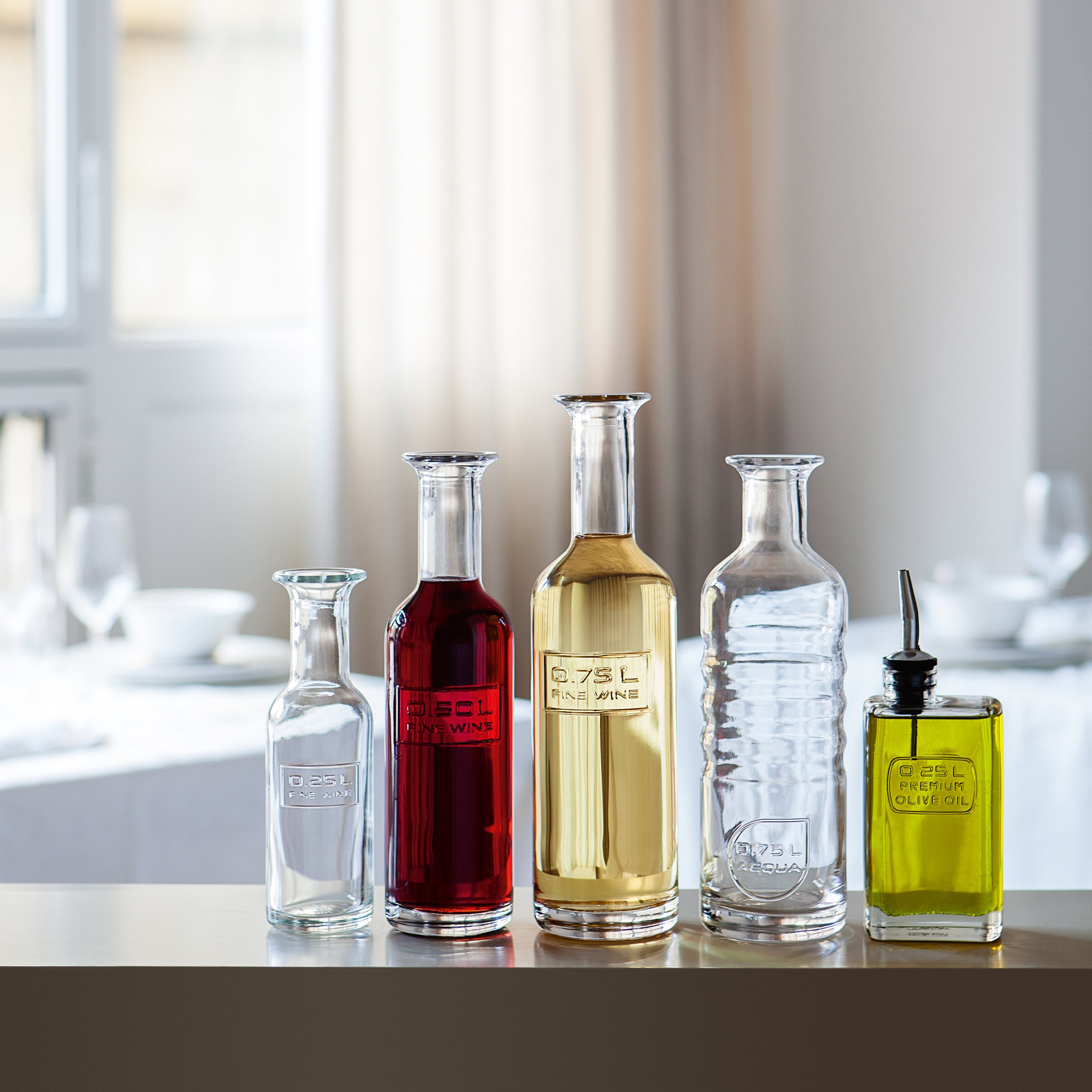 Optima 8.5oz Premium Olive Oil Bottle with Silicone / Stainless Steel ...